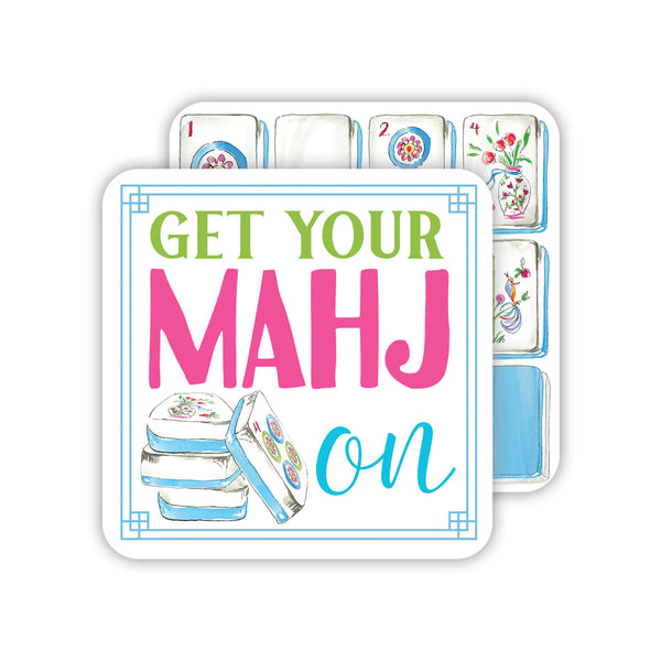 Get Your Mahj On Coaster Pack – Dee Gee's Gifts & Books