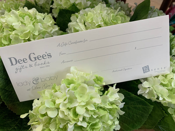 Dee Gee's Gift Card – Dee Gee's Gifts & Books
